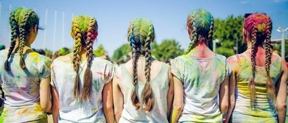 Yerevan Color Run - a series of crazy events of colored powder